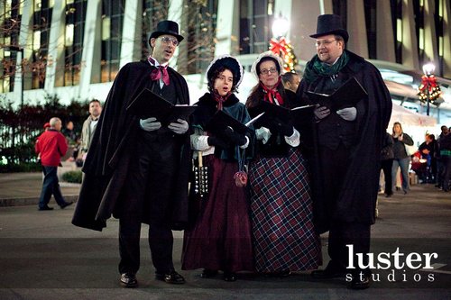 The Victorian Carolers Photographs